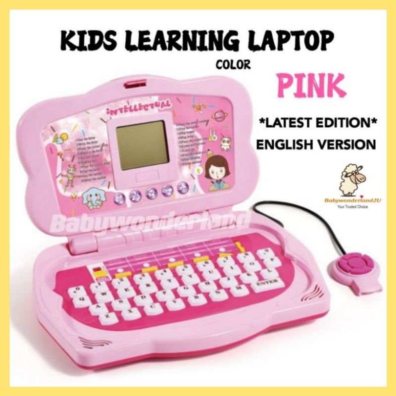 Kids Early Learning English Laptop Computer Komputer Kanak Mainan Budak ...