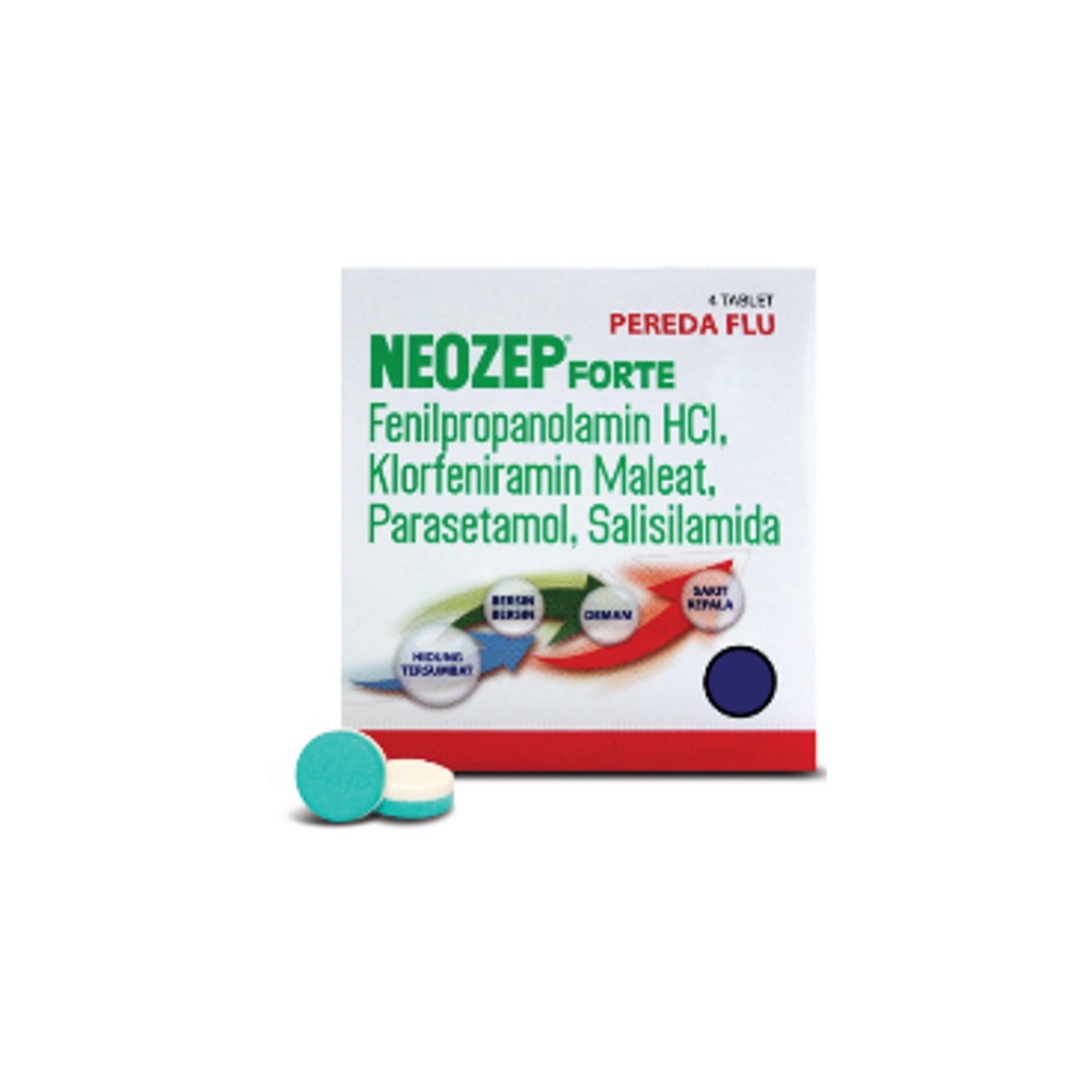 Neozep FORTE CONTAINS 4 TABLETS | Shopee Singapore