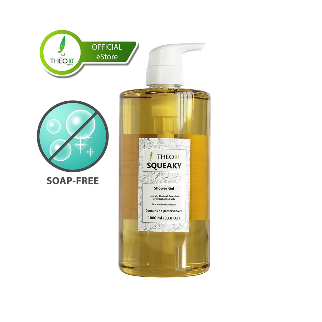 Theo10® Squeaky Body Wash - Soap Free, Sensitive Skin | Shopee Singapore