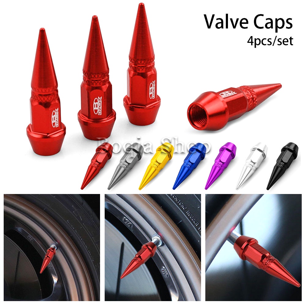 Blox 4pcs / Set Spike Wheel Cap /Tire Valve Stem Car Truck Air Caps ...