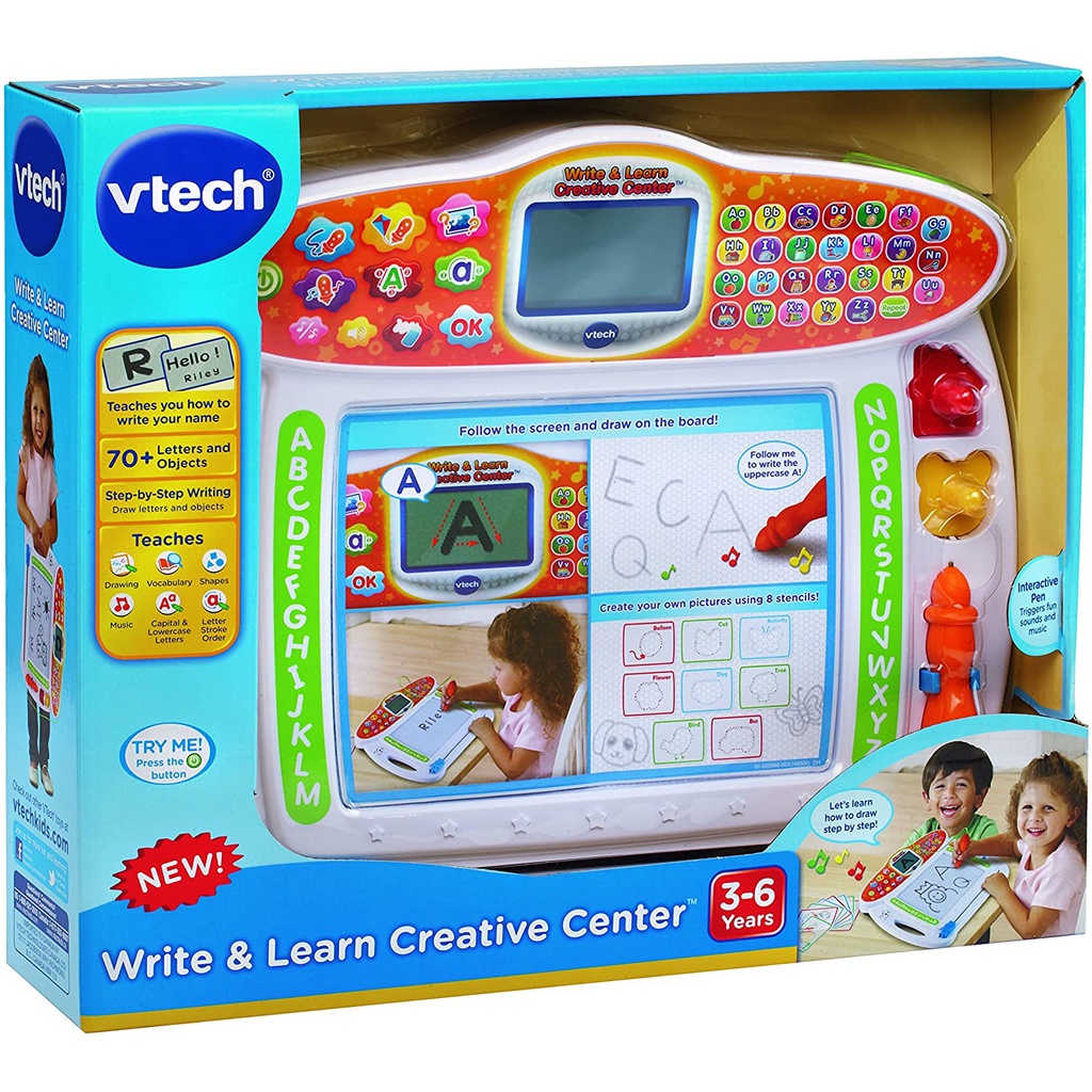 BNIB: VTech Write and Learn Creative Center - Scribble | Shopee Singapore