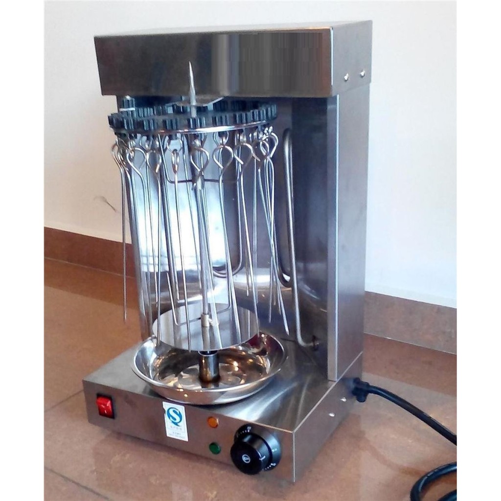 Auto Electric Vertical String Boiler Roaster BBQ Grill Kebab Shawarma ...
