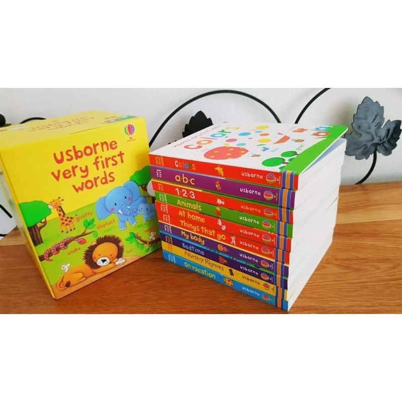 Usborne Very First Words Collection complete 10 Books Set | Shopee ...