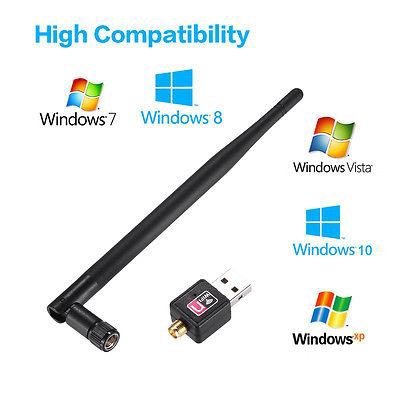 Extremely powerful wifi receiver with antenna for PC and laptop 802N ...