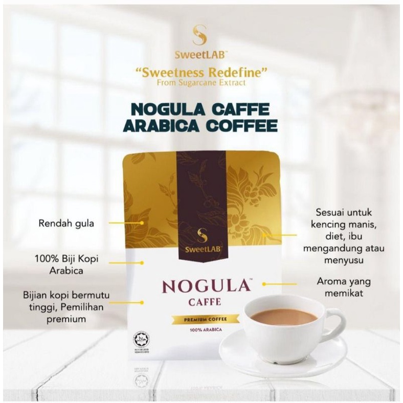 SweetLAB Nogula Caffe 100% Arabica 3 in 1 Instant Coffee Kopi (23g x 20 ...