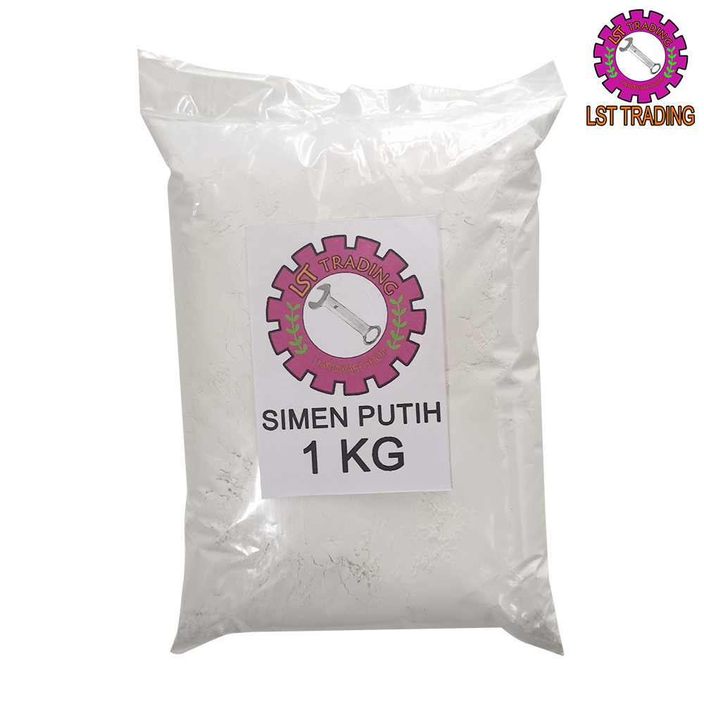1KG WHITE CEMENT / SIMEN PUTIH / SIMEN JUBIN / SKIM COAT /CEMENT ...