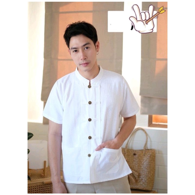Traditional Chinese Collar Shirt Can Be Worn By Both Men And Women ...