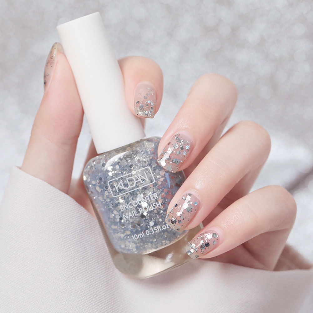 Kudan Water-based Nail Polish No-bake Long-lasting Quick Dry Tearable ...
