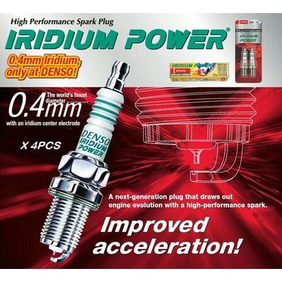 Denso Iridium Power IK16L / IK20L spark plugs made in Japan | Shopee ...