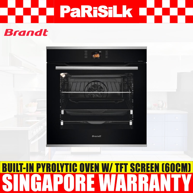 Brandt BOP7568LX Built-in Pyrolytic Oven with TFT Screen (60cm) | Shopee Singapore