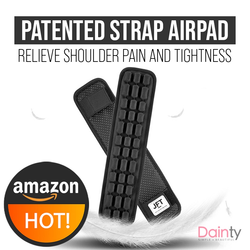 Patented Backpack Strap Padding - Airpad, Shoulder Pain Relief, Support ...