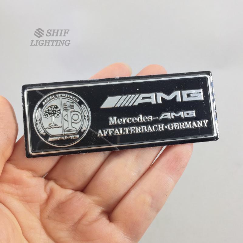 1 x Aluminum Apple Tree AMG Edition Logo Car Sticker Emblem Decal Badge ...
