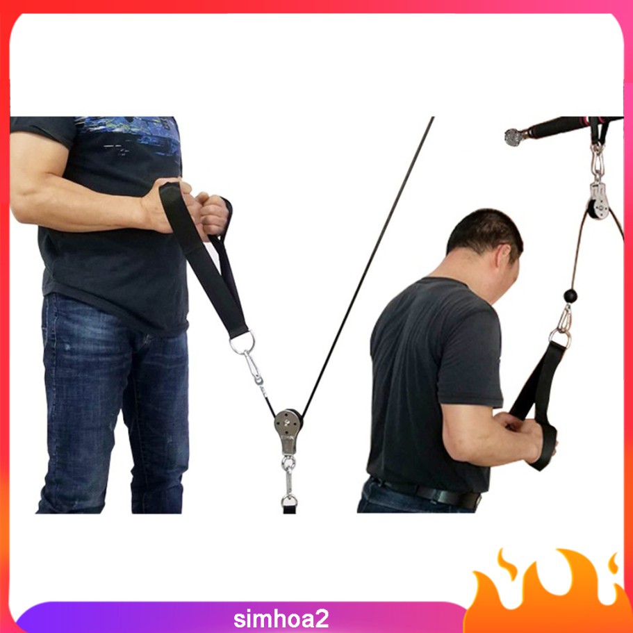 [SIMHOA2] Fitness Tricep Grabber Handles Strap for Strength Training ...