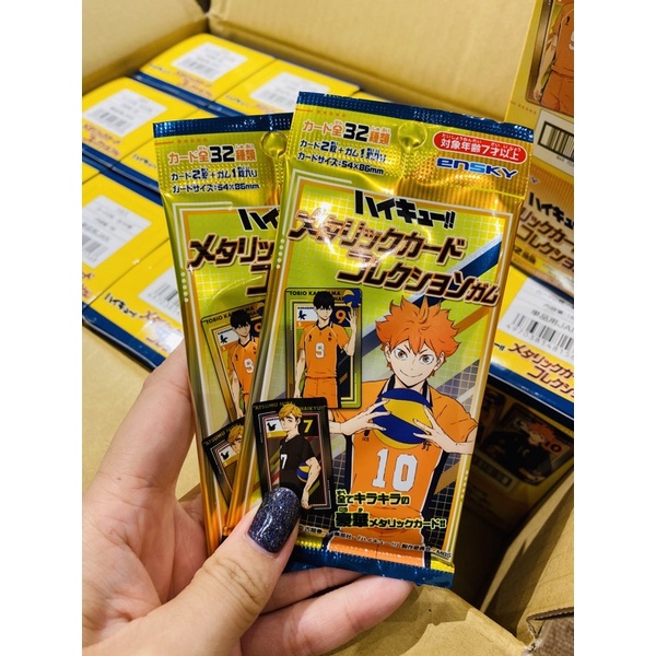 [Odd] Haikyuu Metal BOX Dignity card Kageyama Hinata Oikawa Suga Atsumu ...