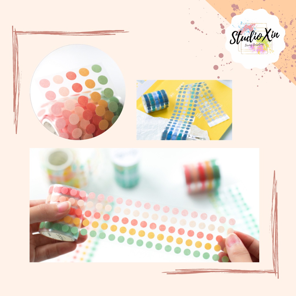 Dotted Sticker Tape (Bullet Journalling/Planning) | Shopee Singapore
