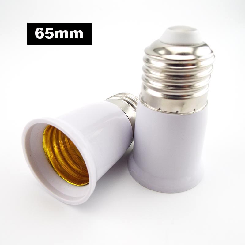 E27 to E27 Extender Lamp 65mm 95mm 120mm Holder Base Bulb Extension ...