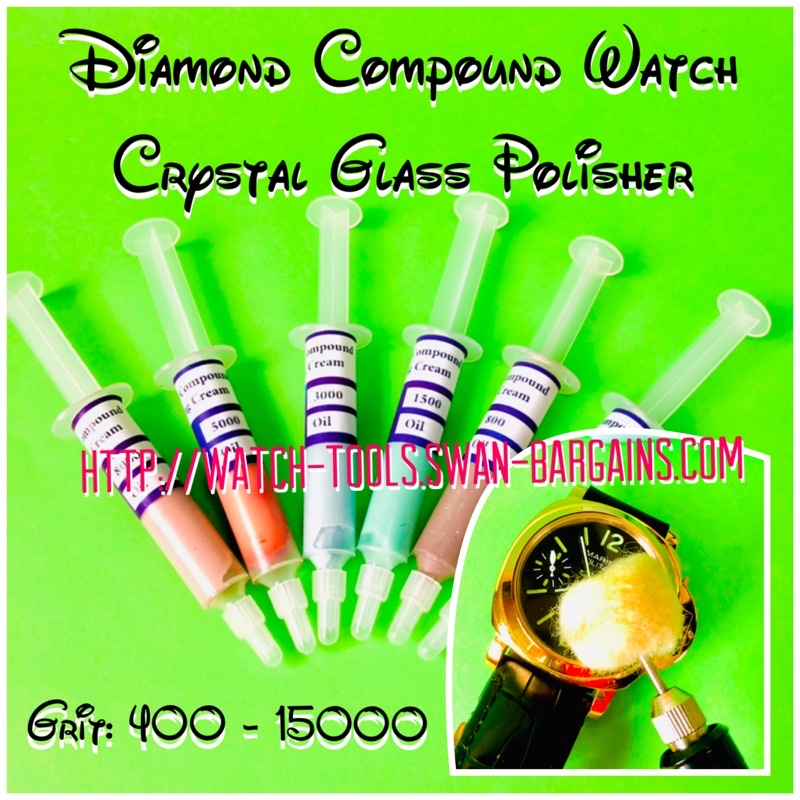 Diamond Compound Watch Glass Polish Scratch Remover Phone Gorilla Glass ...