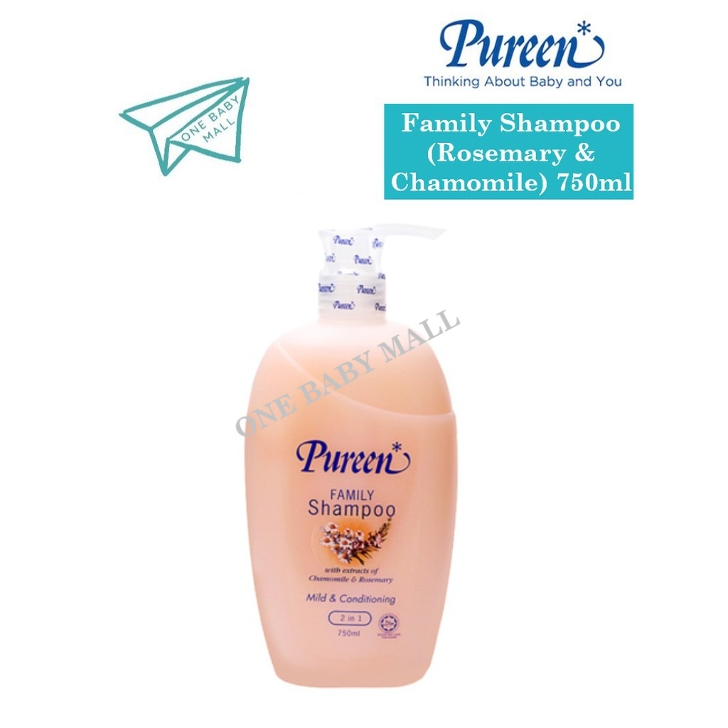 One Baby Mall Pureen Family Shampoo 750ml (Rosemary & Chamomile ...