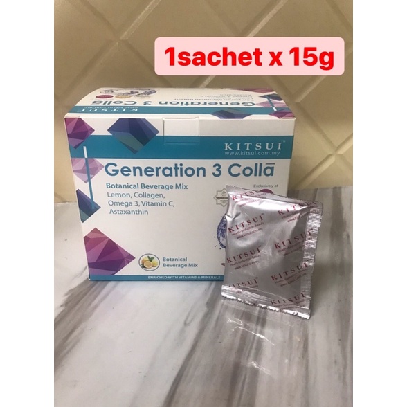 Limited KITSUI Generation 3 Colla(1sachetx15g) | Shopee Singapore