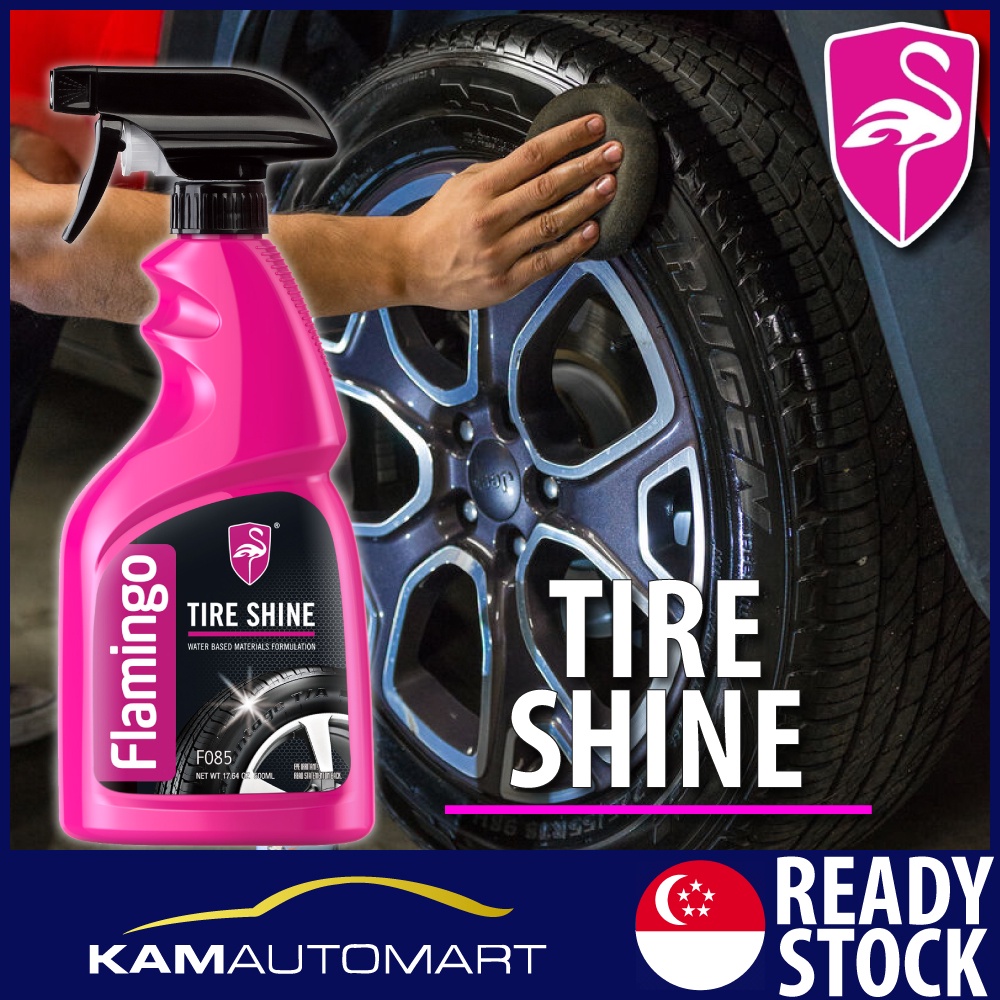 Flamingo Tire Shine 500ml Car Care (KAM AUTO MART PTE LTD) | Shopee ...