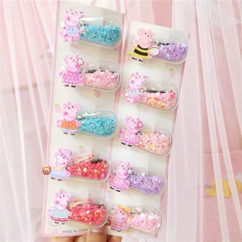 Peppa Pig Children hair clip Kids hair pin Hair accessories for kids ...