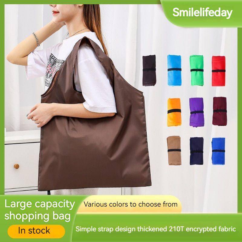 210T Polyester Thickening Foldable Shopping Bag Supermarket Portable ...