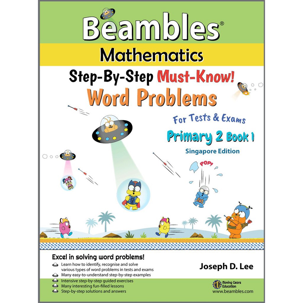 P2 Beambles Mathematics Maths Word Problems Primary 2 Math Book 1 ...
