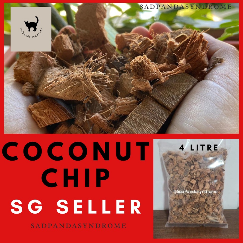 [SG] Coco Chip/ Coir Cubes/ Coconut Husk 4 Litre/ 8 Litre Pack [SG ...