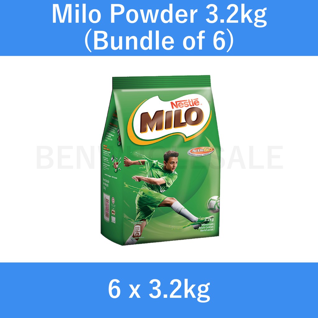 Milo Powder 3.2kg (Bundle of 3 or 6 x 3.2kg) | Shopee Singapore