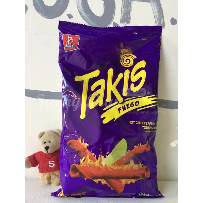 [Sunny Buy] American BARCEL TAKIS FUEGO Blue Chili Chips Lemon+Chili ...