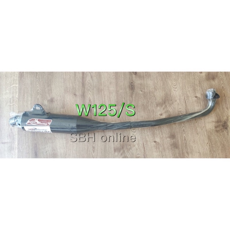EXHAUST PIPE RACING EXHAUST RACING PIPE HITAM PIPE COBRA - WAVE 125 ...