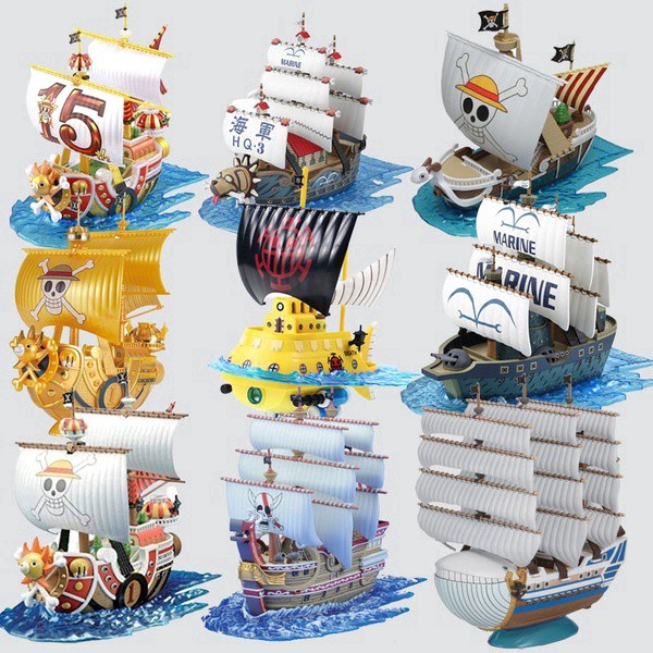 One Piece Model Ship Thousand Sunny Going Merry Straw Hat Crew Luffy ...