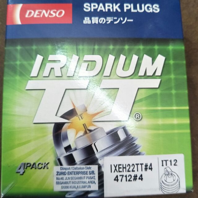 DENSO IRIDIUM IXEH22TT SPARK PLUG 4712(4PCS) | Shopee Singapore