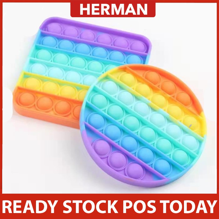 HERMAN kids Push Pop It Bubble Sensory Fidget Toys, Squeeze Sensory ...