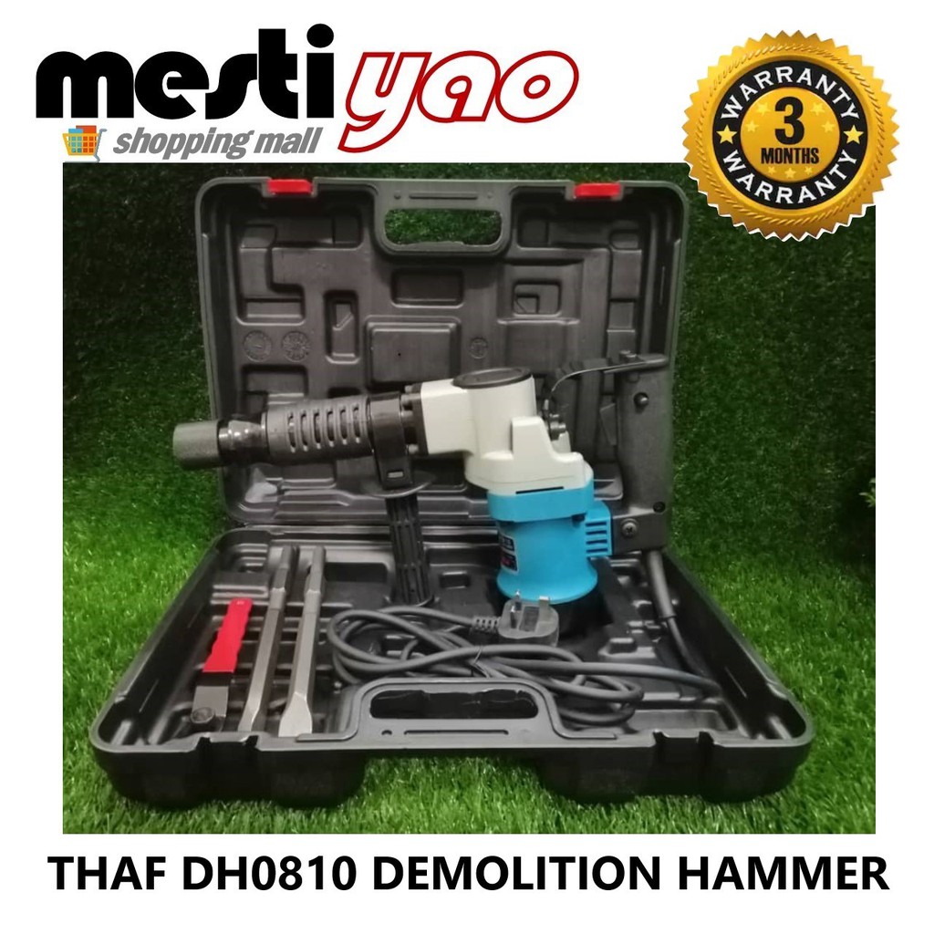 900W THAF DH0810 Handheld Electric Demolition Hammer Pick Break ...