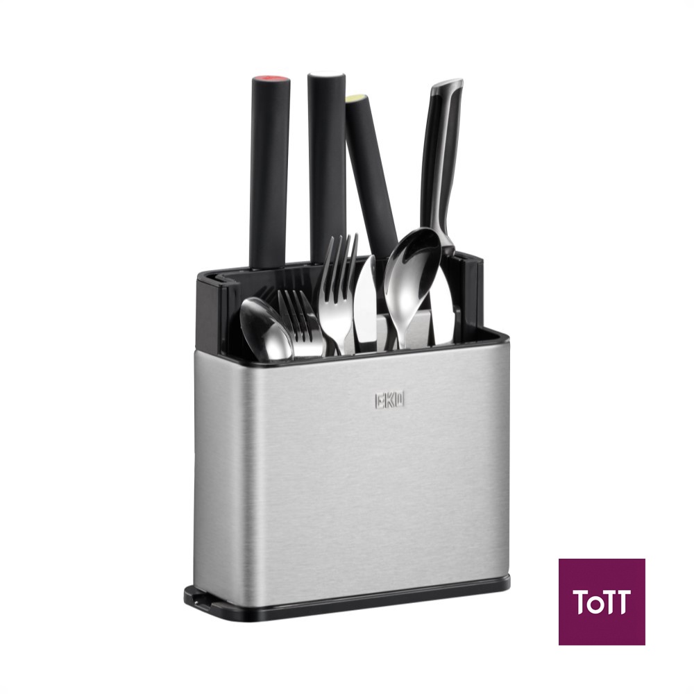 Eko Regal Stainless Steel Kitchen Utensils Counter Organizer | Shopee ...
