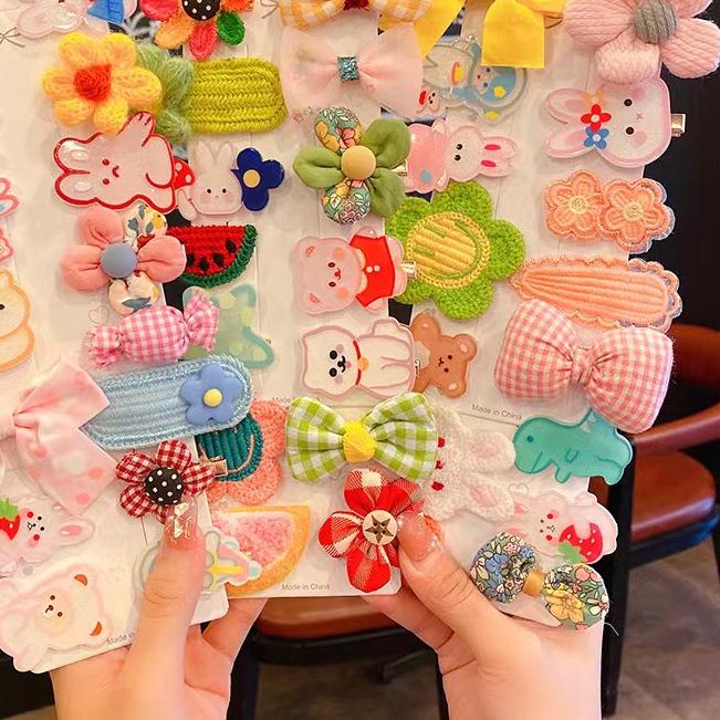 10pcs / SET Of Hair Clamp Children Korean Color Color / Japanese Hair ...