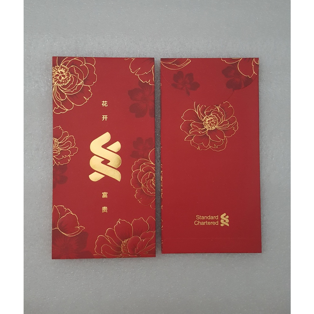 Standard Chartered Bank Red Packets Ang Pow Hong Bao | Shopee Singapore