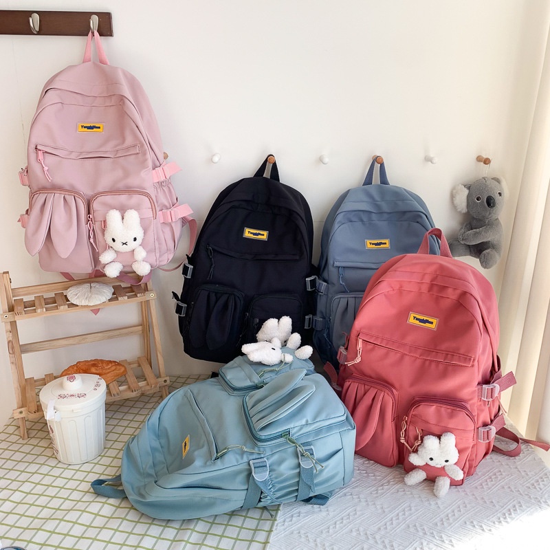 TonyaMall Korean Trending Bear Rabbit Backpack (Ulzzang Fashion ...
