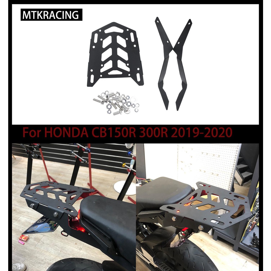 Rear Rack Mudguard Luggage Saddle Bag Shelf Honda CB300R CB150R CB 300 ...