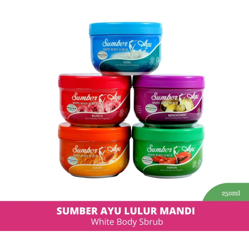 SG Seller Lulur Mandi Sumber Ayu Body Scrub 250 gr | Shopee Singapore