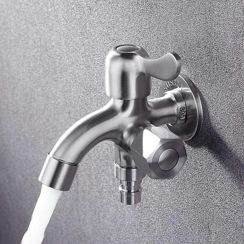 2-way faucet stainless steel multi-function faucet balcony garden ...