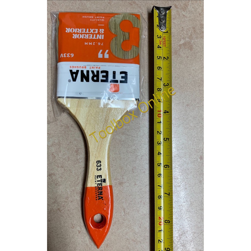 Eterna 633 Paint Brush Thick Pernish Handle 3 inch (ORIGINAL) | Shopee ...