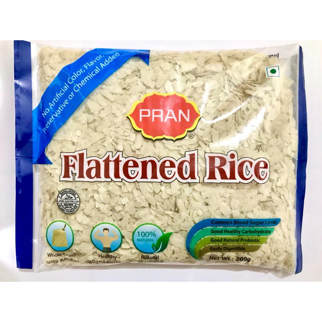 Pran Flattened Rice 200gm | Shopee Singapore