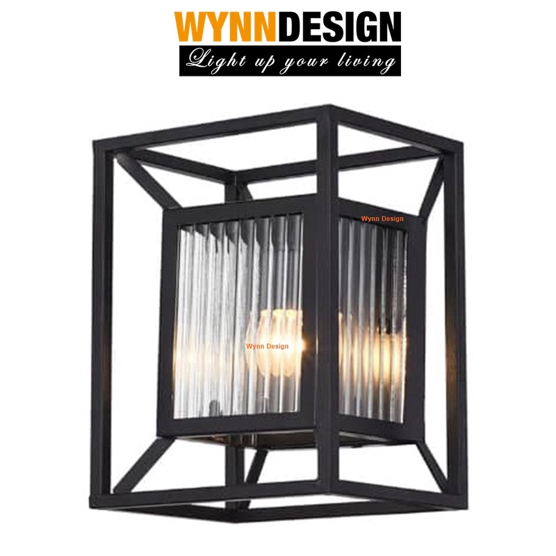 Wynn Design Set with LED Bulb Modern Outdoor Wall Light Garage Light ...