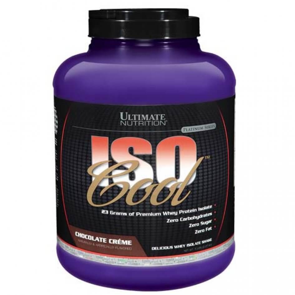 ULTIMATE NUTRITION ISO COOL 5LBS 100% Isolate Whey Protein 23G Protein ...