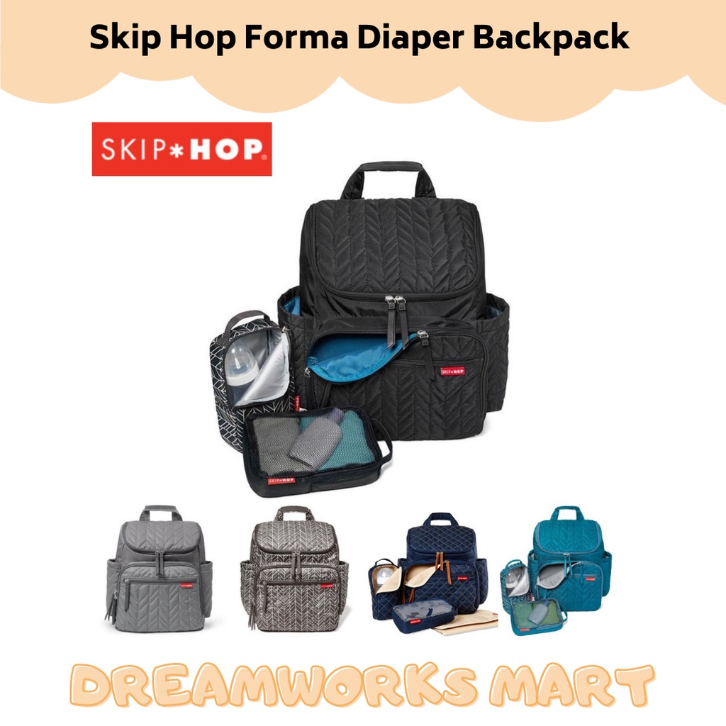 Skip Hop Forma Diaper Backpack (Grey/Camel/Jet Black/Dark Sage/Mauve ...
