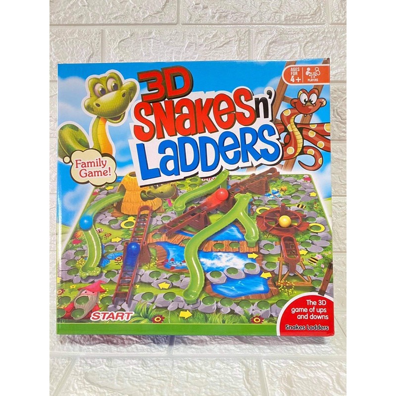 3D snake & ladders (new) | Shopee Singapore
