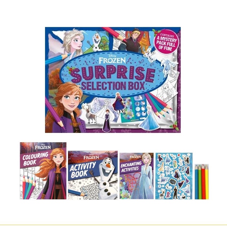 Disney Frozen Surprise Selection Gift Box Set with Colouring Stickers ...