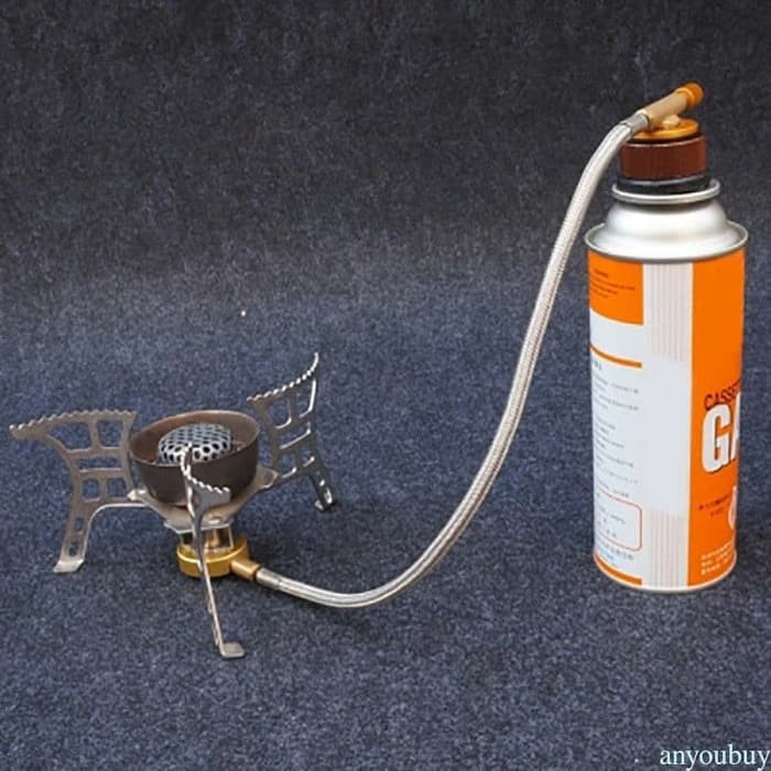 Gas Stove Hose Adapter Connector Burner Head Butane Gas To Propane ...